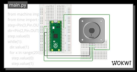 Steeper Motor Wokwi ESP32 STM32 Arduino Simulator