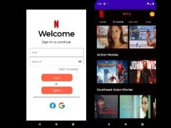 Code App xem phim online giống Netfix đồ án Android studio csdl Firebase ngôn ngữ java