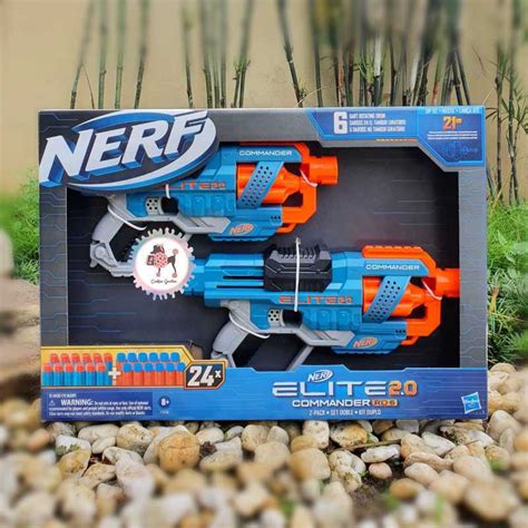 Jual Nerf Elite 2 0 Commander Rd 6 Blaster 2 Pack Di Seller