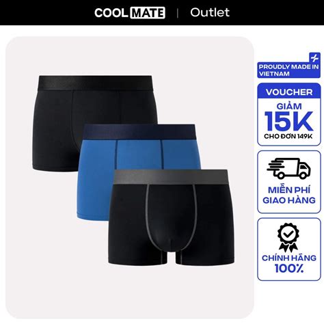 Tặng quà đơn 199k Quần lót nam Trunk Excool Function Coolmate