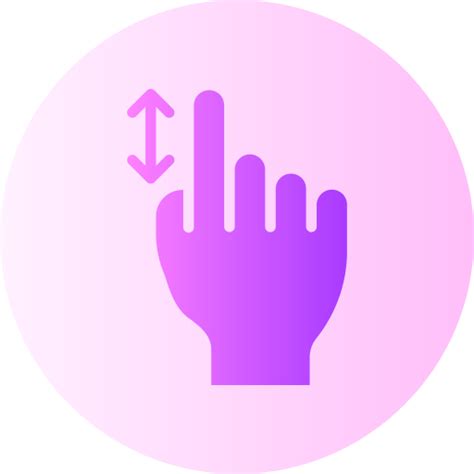 Scrolling Generic Flat Gradient Icon
