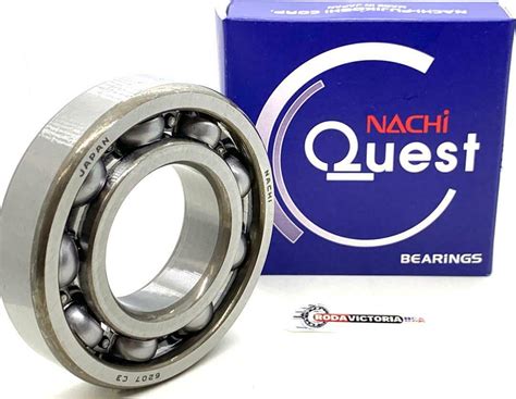 6207 Nachi JAPAN Bearing Open NO SEALS C3 Japan 35x72x17