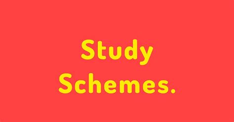 Study Scheme
