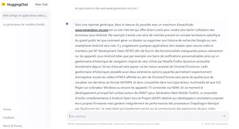 huggingchat l alternative open source franco américaine à chatgpt