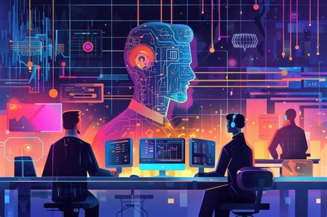 Premium Photo Working With Ai Neural Networks To Optimize Business