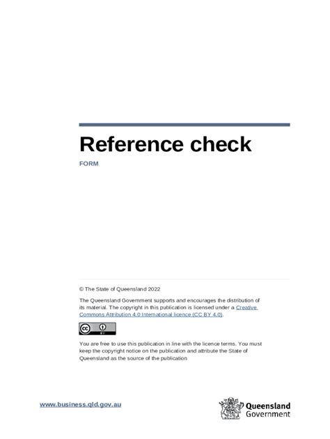 Reference Check Doc Template PdfFiller