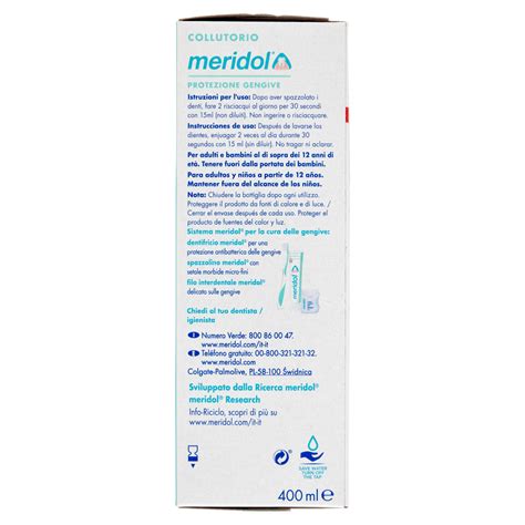 Meridol Collutorio Protezione Gengive Con Antibatterico 400 Ml Carrefour