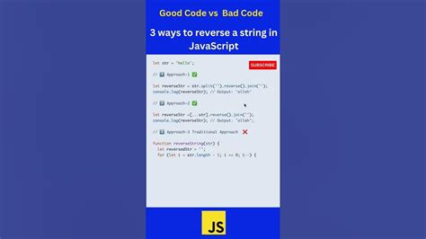 3 ways to reverse a string in javascript shorts short javascript
