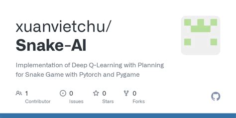 Github Xuanvietchu Snake Ai Implementation Of Deep Q Learning With