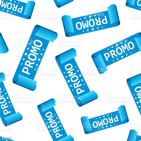 프로 모션 리본 원활한 패턴 배경입니다 비즈니스 평면 벡터 일러스트입니다 할인 쇼핑 판매 스티커 기호 기호 패턴 가격에 대한