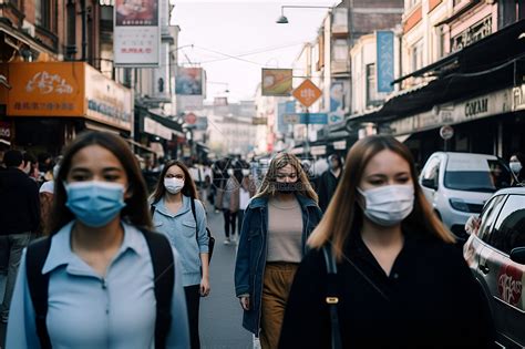 一群人戴着口罩高清图片下载 正版图片600979209 摄图网