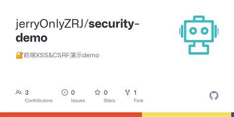 Security Demo Static Index Html At Master JerryOnlyZRJ Security Demo GitHub