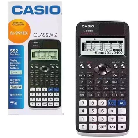 CASIO FX 991EX CLASSWIZ Advanced Engineering Scientific Calculator 552