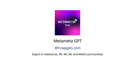 Metameta Gpt Gpts Features And Functions Examples And Prompts Gpt Store