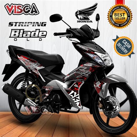 Jual Striping Blade 110 Old Stiker Sticker Striping Variasi Lis Honda