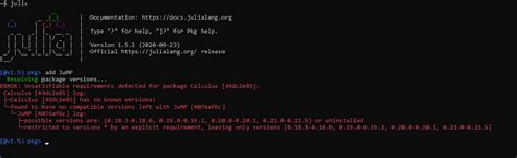 Adding Packages To Julia On Wsl Stack Overflow