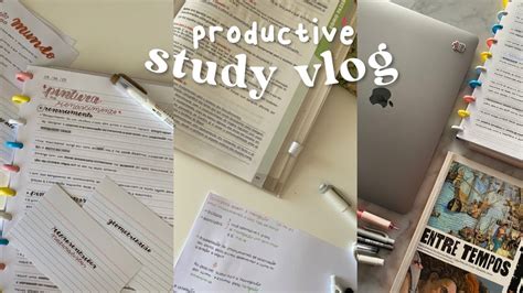 Productive Study Vlog 📓productive Weekend Studying Endless Note