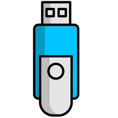 Usb Stick Generic Color Lineal Color Icon
