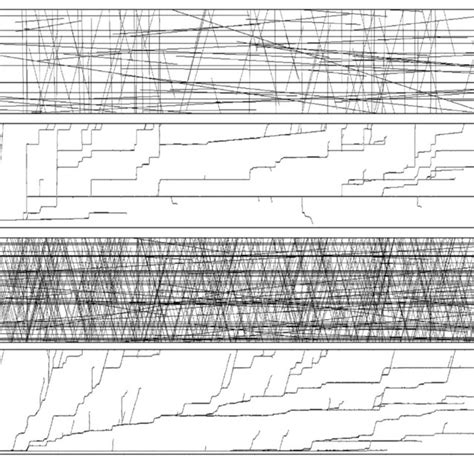 Example Of Random Fracture Networks And The Corresponding Conduit