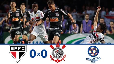 Melhores momentos São Paulo 0 x 0 Corinthians Campeonato Paulista