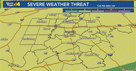 Slight Risk Of Severe Weather Overnight