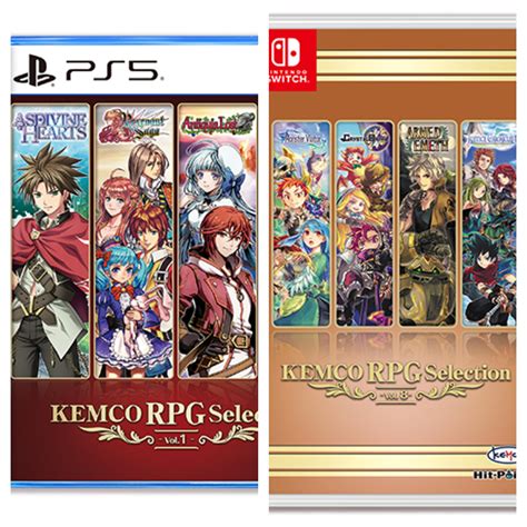 Kemco Rpg Selection Vol 1 For Ps5® And Vol 8 For Nintendo Switch™ Enjoy A Compilation Of 4