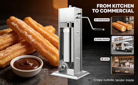 5l132gal Manual Churros Maker Machine Stainless Steel