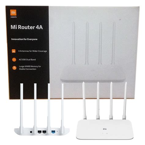Xiaomi Mi Router A Ac Dual Band Large Mb Memory For Stable Connection Antennas For