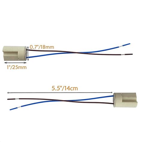 10pcs Lot G9 Lamp Base 250v 2a Ceramic Connector S Grandado