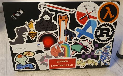 Anyone Else Love Stickers On Their Thinkpad R Thinkpad
