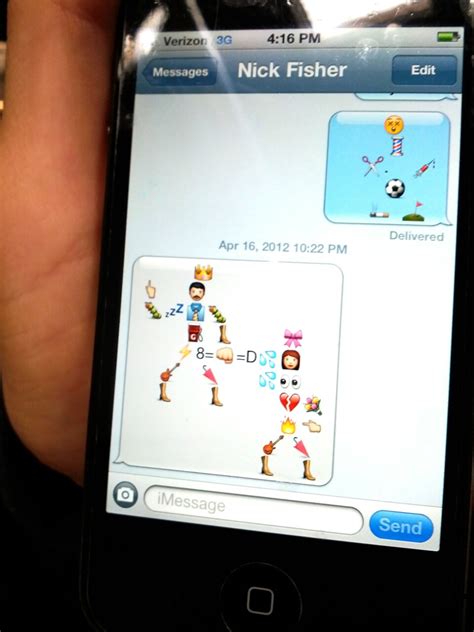 Emoji Man Giving The Finger And Jacking Off Onto Emoji Womans Face And