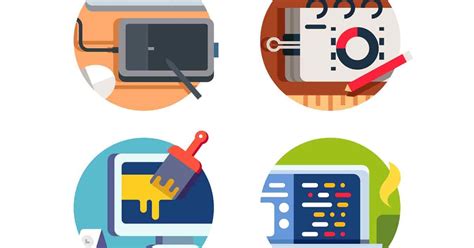 Computer Software Design And Drawing Objects Ft Software And Development Envato