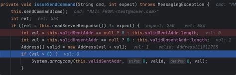 spring mail validate
