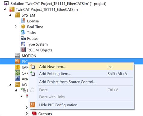 Beckhoff Twincat Te1111 Ethercat Simulation