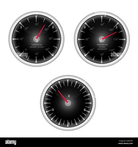 Temperature Guage Stock Vector Images Alamy