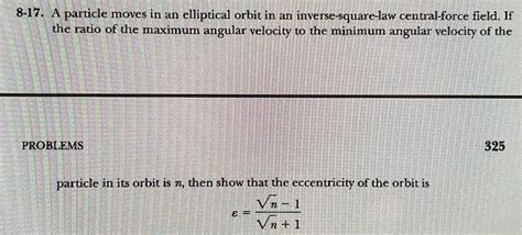 Answered 8 17 A Particle Moves In An Elliptical Bartleby