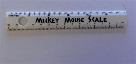 Mickey Mouse Scale Ruler