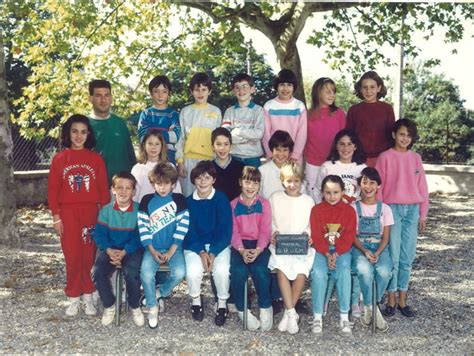 Photo De Classe Cm1 1986 1987 De 1986 Ecole Primaire Copains Davant