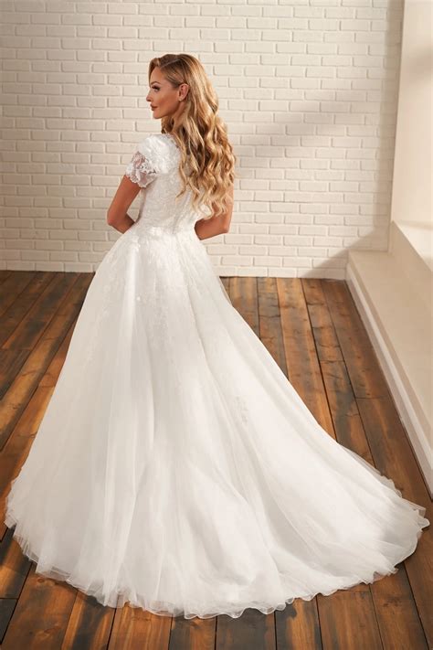 Modest Wedding Dresses Modest By Mon Cheri Mod216 Mon Cheri Bridals