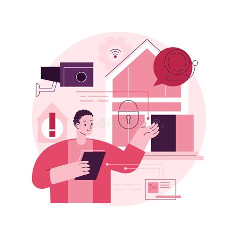 Security Systems Design Abstract Concept Vector Illustration Stock Vector Illustration Of