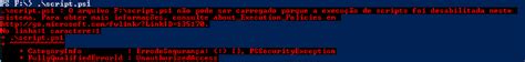 Habilitando ExecuÇÃo De Scripts Powershell Bfnetworks