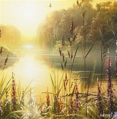 художник юшкевич виктор рассвет у реки Картины художника Юшкевич Виктор Викторович Живопись