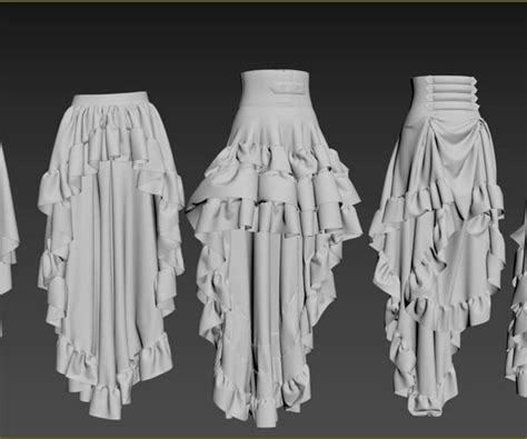 Artstation 5 Steampunk Skirt Clo3dmarvelous Video Tutorial
