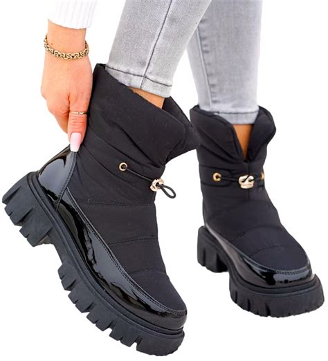 Buty Zimowe Damskie Z Futrem Niska Cena Na Allegro Pl
