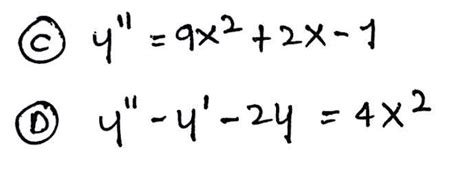 solved solve the following ode by method of undetermined