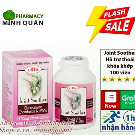 Glucosamine Ubb Joint Soother⚡chÍnh HÃng⚡100viÊn Hỗ Trợ Cho Các Trường