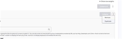 paragraphs action dropdown button text is not visible [ 3388158