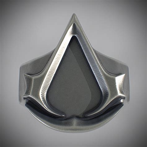 3d Printable Assassins Creed Ring By Printed Obsession