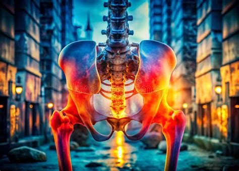 Xray Pelvis Reveals Osteochondroma A Benign Bone Tumor Explained Stock