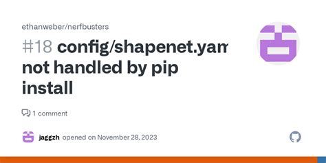 Configshapenetyaml Not Handled By Pip Install · Issue 18